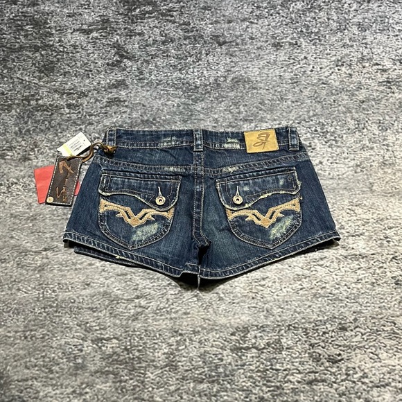 Seven7 | Shorts | Seven 7 Mini Shorts Womens 3 Blue Denim Cute Indie ...